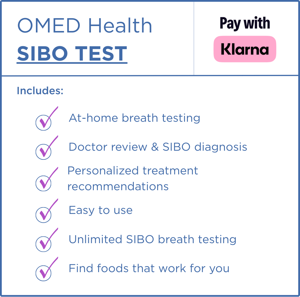 Accurate At-Home SIBO Breath Test - OMED Health